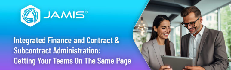 Contract and Subcontract Management – JAMIS Prime ERP